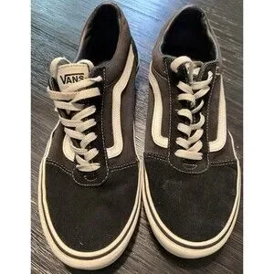 Vans | Shoes | Vans Off The Wall Canvas Suede Blackwhite Men Size 15 ...